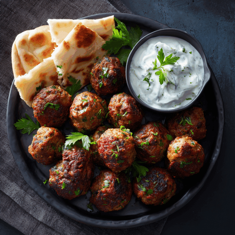 Air Fryer Mini Kofta Balls – 7-Minute Juicy & Healthy Recipe